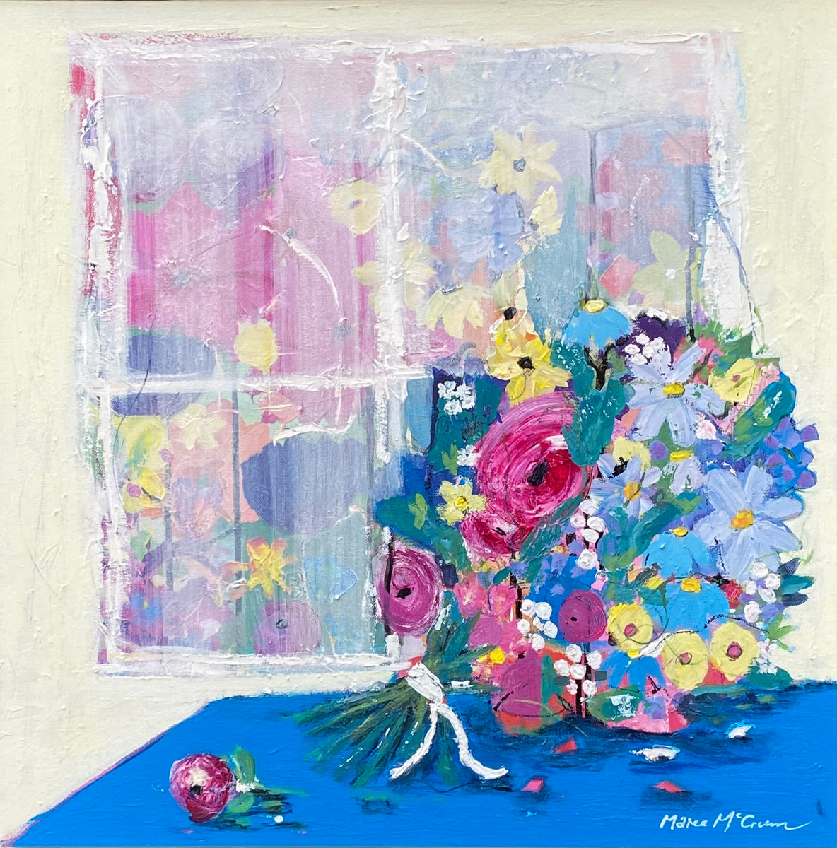 At the ready 64cmx64cmx5cm(D) – Maree McCrum Artist